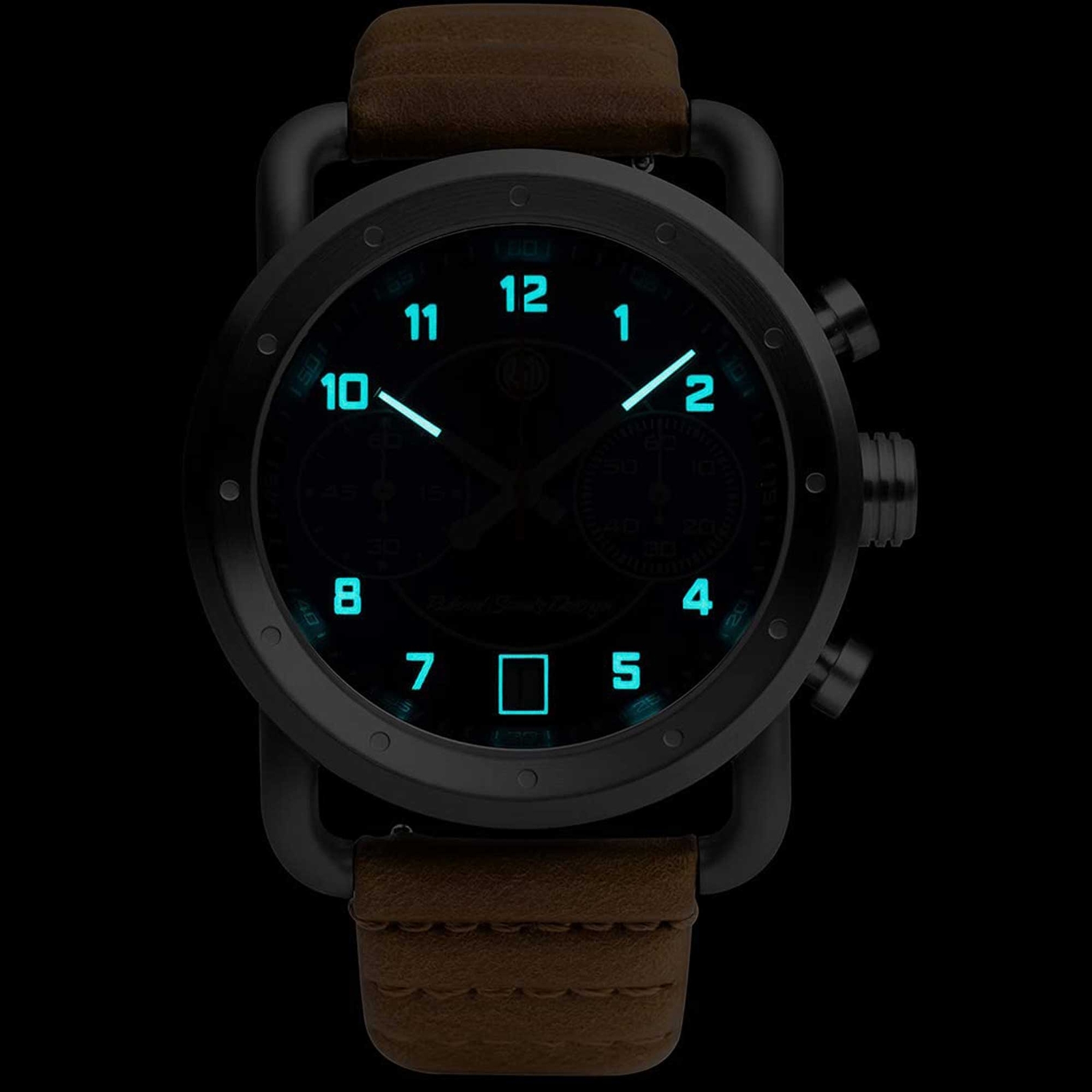 Szanto Icon Unisex Watch Roland Sands Signature Chronograph Tan Strap ...