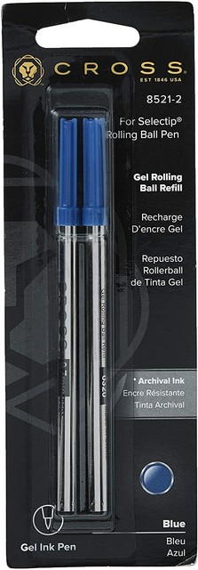 Cross 8523-2 Black Gel Rolling Ball Refills - 2-Pack for sale online | eBay