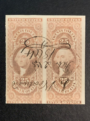 US Scott # R48a - Revenue Stamp - Pair | eBay