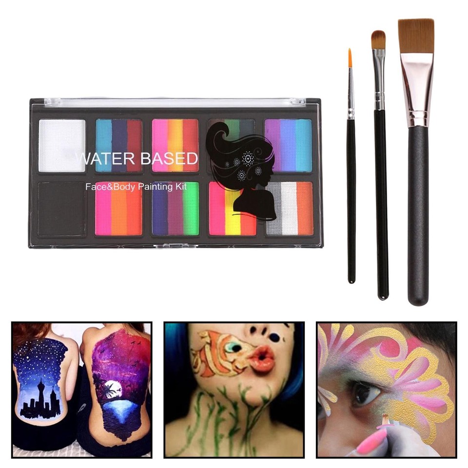 Face and Body Paint Makeup Kit Special Effects Paint Face Painting Kit ...