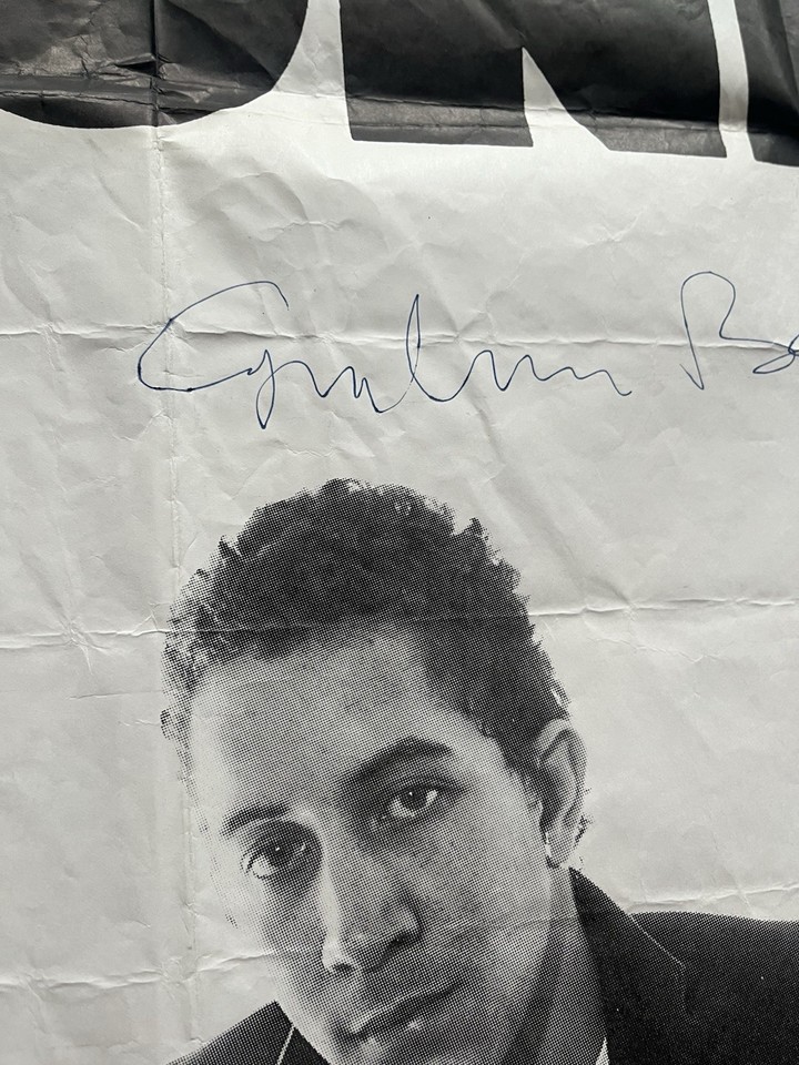 The Sound Fully Signed French Polydor Promo Poster Adrian Borland Post ...