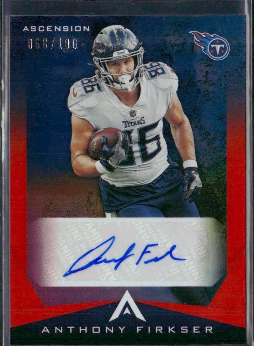 2021 Panini Chronicles - Ascension Autographs Anthony Firkser #ASC-AFI ...