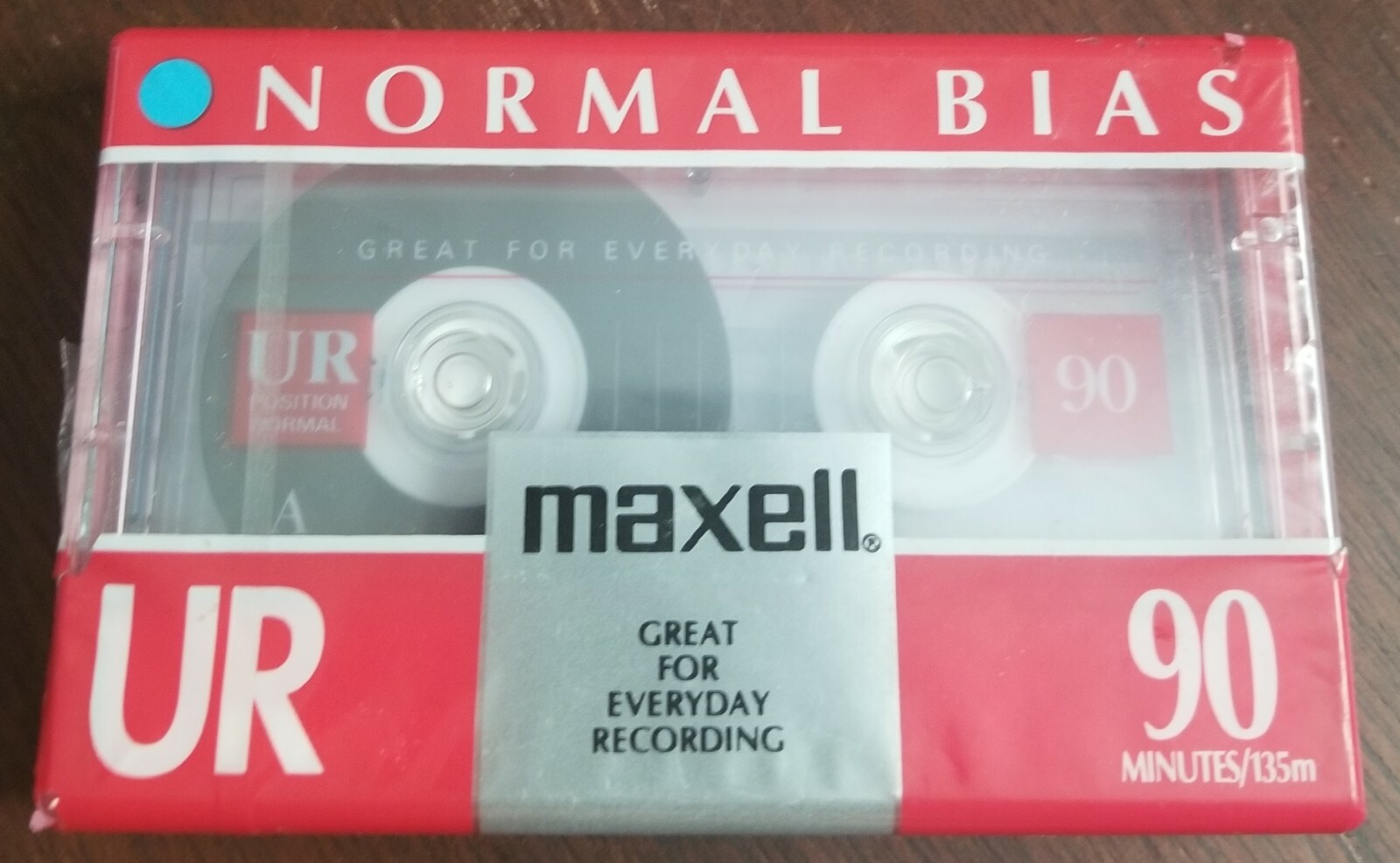 VINTAGE Maxell Audio Cassette Normal Bias UR 90 minutes NEW SEALED 1ea ...