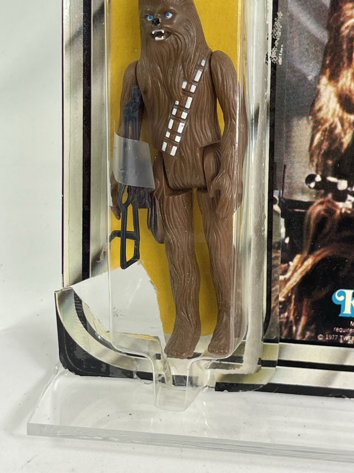 Vintage Original Star Wars Chewbacca 12 Back Kenner 1977 open bubble ...