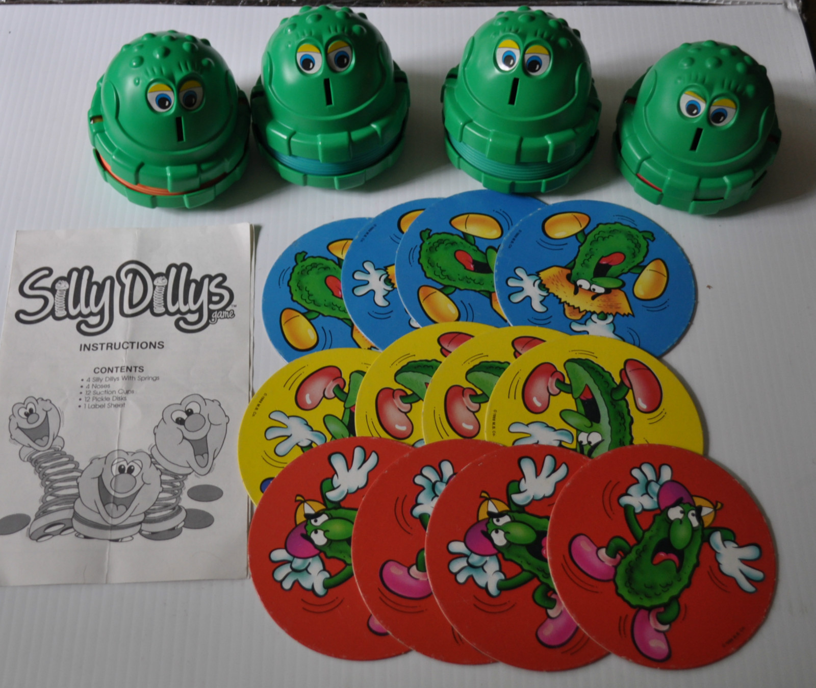 SILLY DILLYS GAME Milton Bradley PARTS & PIECES 1988 | eBay