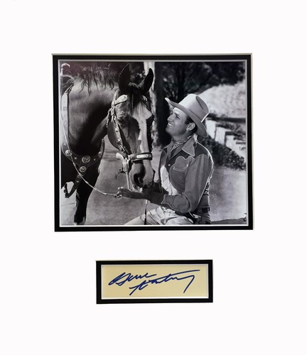 Gene Autry Original Hand Signed Autograph Museum Framed Ready to ...