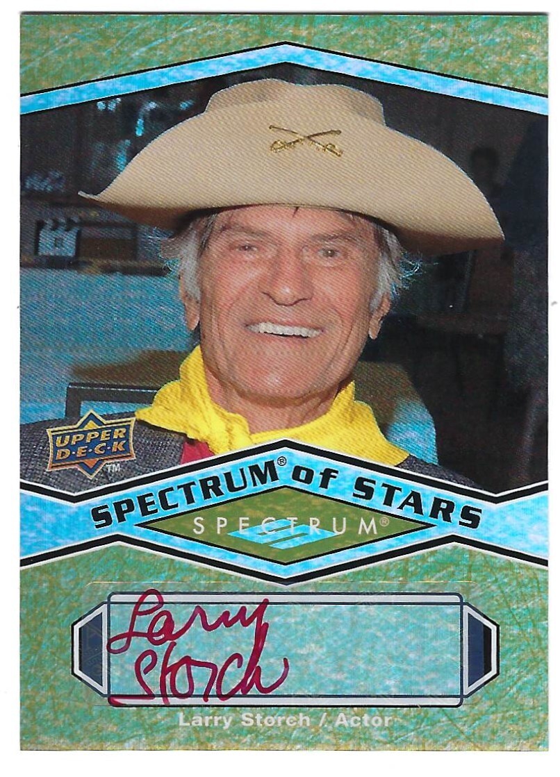 2099 UD Spectrum of Stars Autograph of F-Troop Actor CPL Agarn, Larry ...