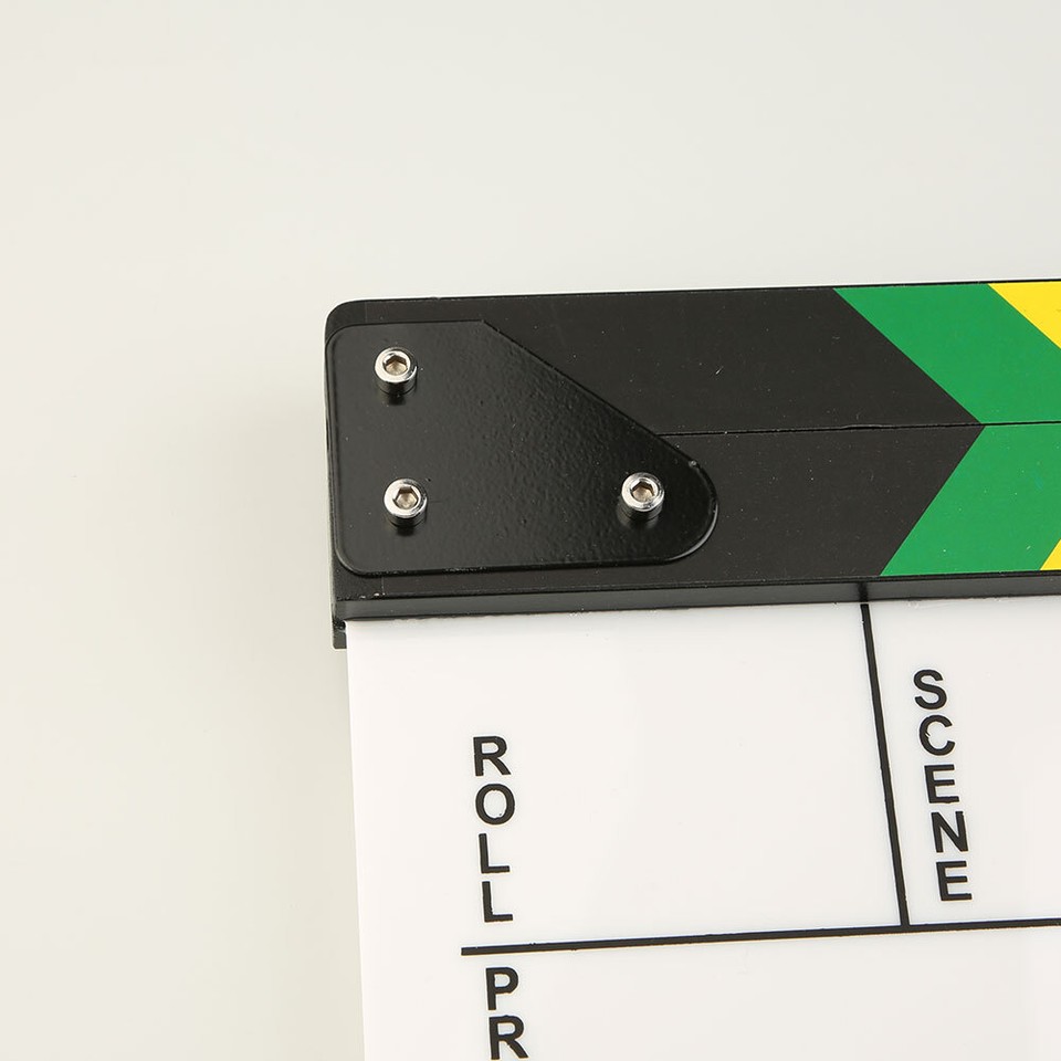 Video Director Scene Clapperboard TV Movie Film Clapper Boards with Pen ...