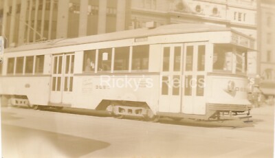 B&W Photo DSR #3850 Department Street Railways 1940s Detroit ...