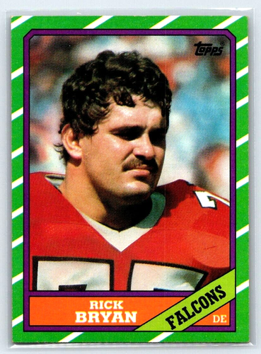 1986 NFL Topps Rick Bryan #369 Atlanta Falcons 86-TFBC | eBay