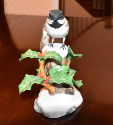 Rare Franklin Mint “Black-Capped Chickadee” RSPB Limited Edition 1981 ...