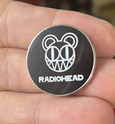 Radiohead enamel pin Logo Alternative Rock MTV UK 90s Thom Yorke Hat ...