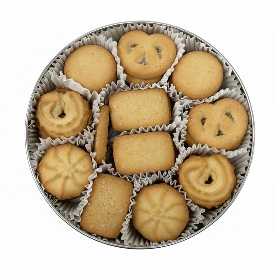 Assorted Butter Cookies Tin 12 OZ (Pack of 12) | eBay UK