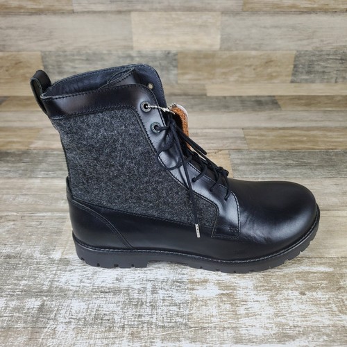 Birkenstock Gilford Boots Womens Sz 10 Black Lace Up High Top Round Toe ...