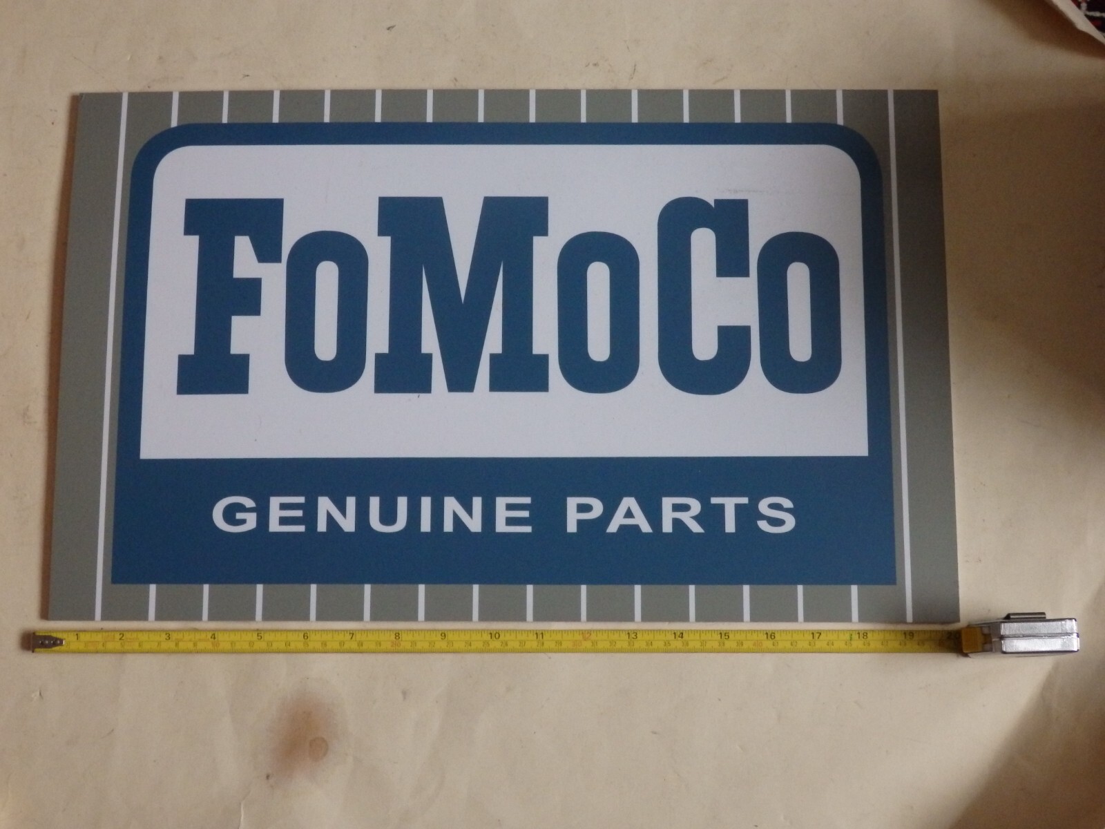 FOMOCO SIGN GARAGE MAN CAVE WALL ART DECORATION ADVERTISING FORD ...