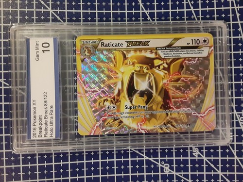 Gem Mint 10 RATICATE BREAK 2016 Pokemon TCG BreakPoint 89/122 Holo | eBay