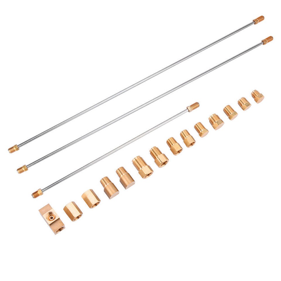 Front Brake Line Lock Kit Type Roll Control Hill Holder Kit + Fittings ...