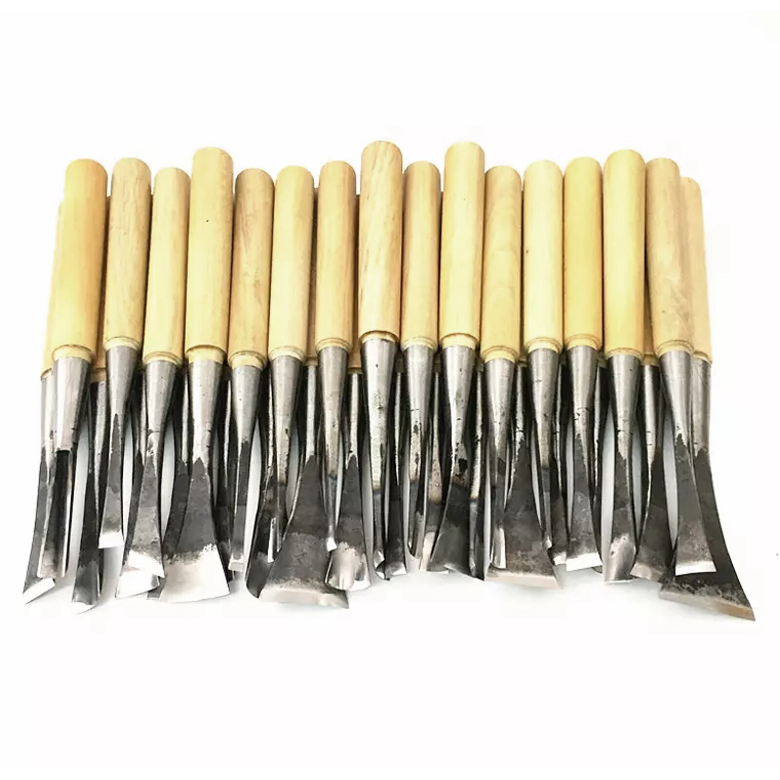 31pcs Hand Wood Carving Hand Chisel Set Woodworking Lathe Gouges With Tools Bag | eBay