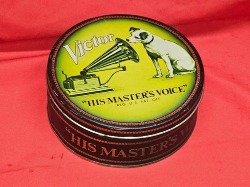 VINTAGE VICTOR "HIS MASTER'S VOICE" COLLECTOR TIN ~ RCA | eBay
