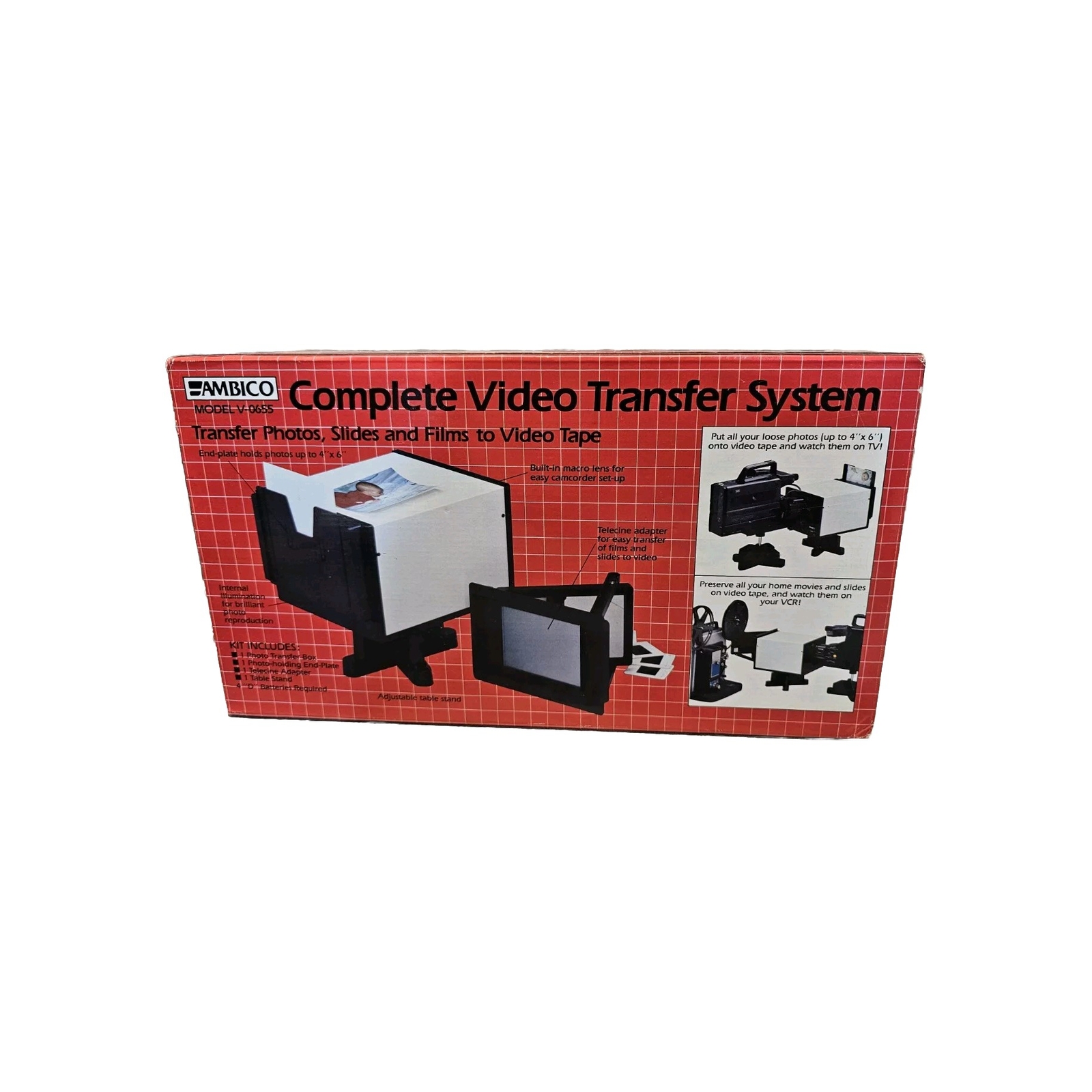 Ambico Complete Video Transfer System. Model No. V-0655 NOS | eBay