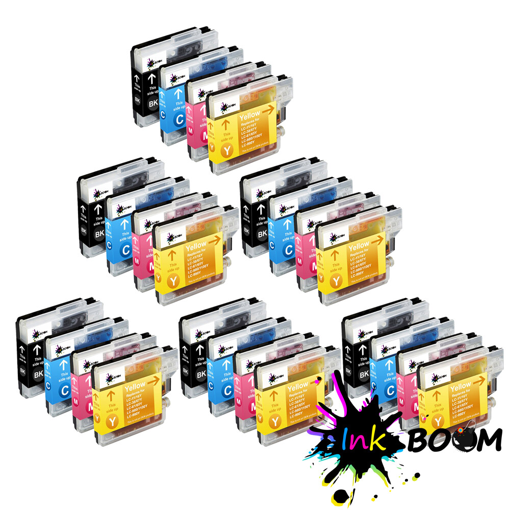 24 Ink Cartridge fits Brother LC61 MFC-J220 MFC-290C 5490CW DCP-195C ...