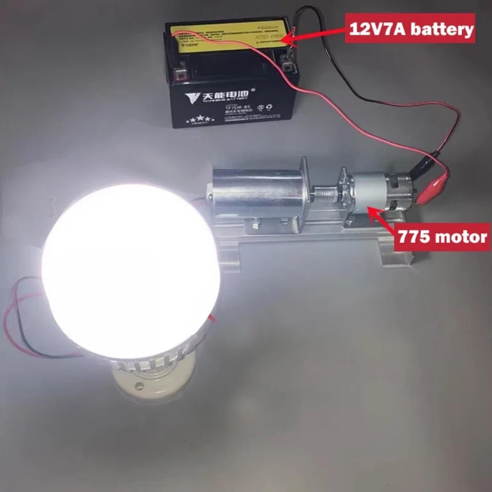 220V Double Bearing Silent Generator High Voltage DC Motor 775 Motor ...