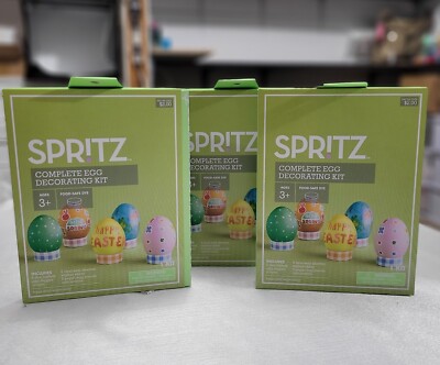 SPRITZ COMPLETE EGG DECORATING KIT AGES 3+ / 3 PACK | eBay