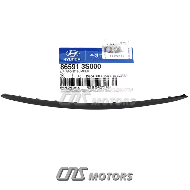 Genuine Front Bumper Lower Spoiler Deflector for 11-13 Hyundai Sonata ...