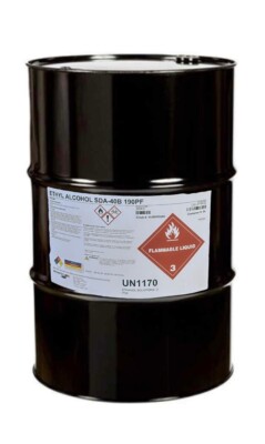 Ethyl Alcohol SDA-40b 190 pf 55 Gallon Drums | eBay