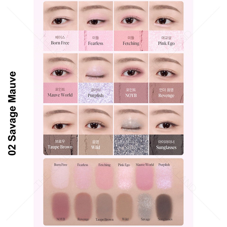 ESPOIR Eye Core Palette 9g 4colors High-core Texture 2024 F/W K-Beauty ...