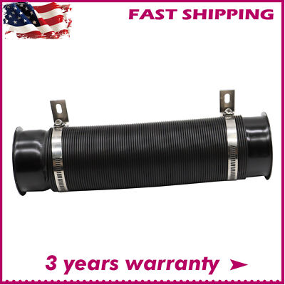 Universal 3" Cold Air Intake Pipe Flexible Inlet Hose Adjustable For ...