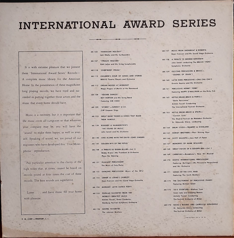 Cliff Simpson Hymns: Sunday U.S.A Gospel Music LP RECORD ALBUM | eBay