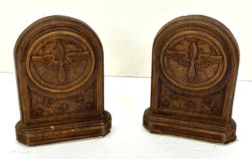 WWII US Army Air Corps Bookends | eBay
