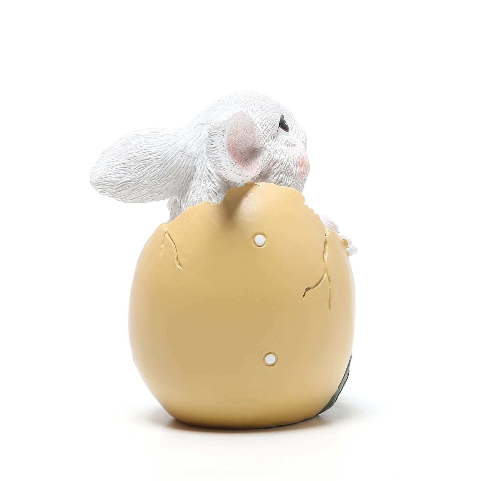 Hodao Easter Bunny Resin Figurines Set of 2 Black 33cm Spring Decor ...