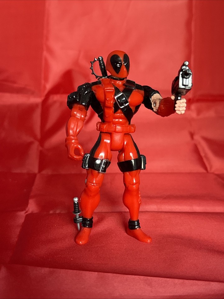 Vintage 1995 ToyBiz Deadpool X-Men X-Force Marvel Comics Action Figure ...