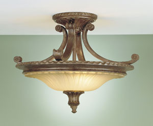 Feiss Stirling Castle 2-Light Indoor Semi-Flush Mount - SF193BRB for ...