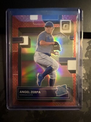 2022 Donruss Optic Red Dragon Angel Zerpa Rated Rookie /99 Royals | eBay