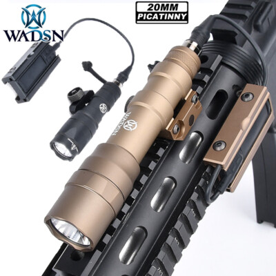 Tactical M600DF Flashlight M300A Scout Light Pressure Switch Mount Fit ...