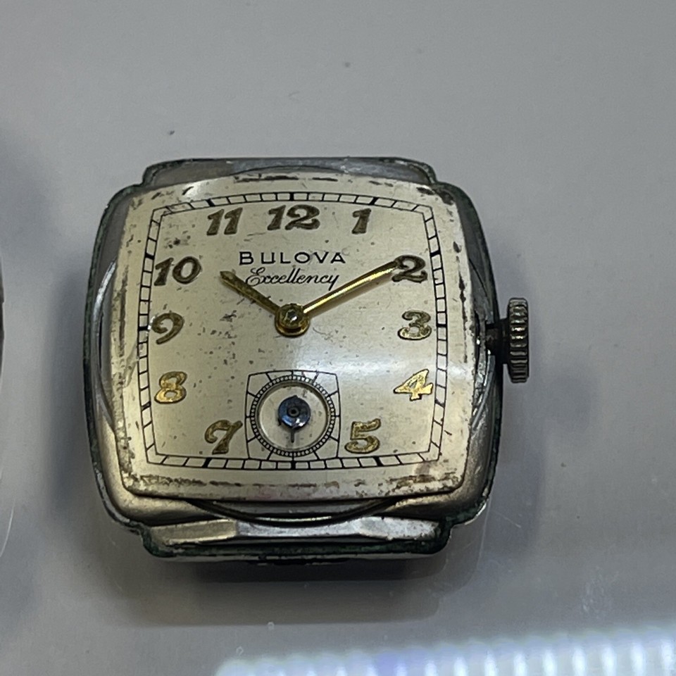 vintage 1949 mens Bulova Excellency 10BM , running on time | eBay