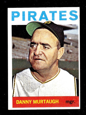 1964 TOPPS BASEBALL # 141 DANNY MURTAUGH MGR. EX/EXMT CONDITION INV ...