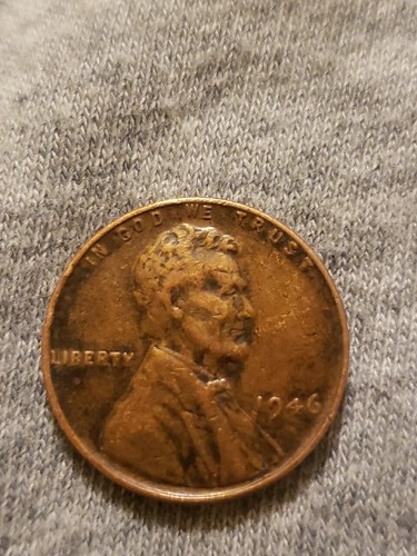 Rare 1946 Wheat Penny no mint mark Error on the rim "L" in Liberty | eBay