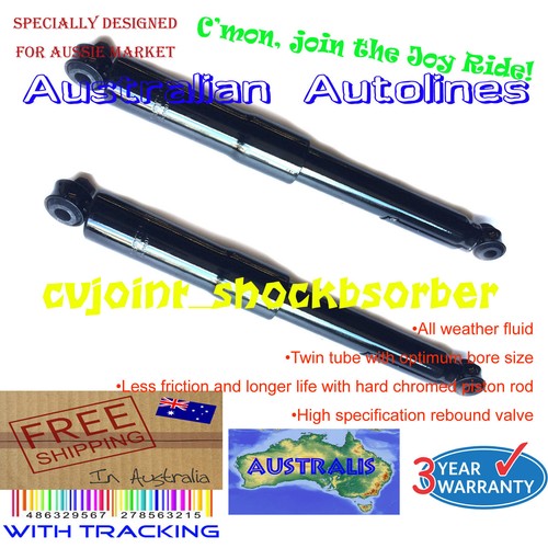 2 HD Rear Shock Absorbers for Toyota Landcruiser FJ60 FJ62 Std or ...