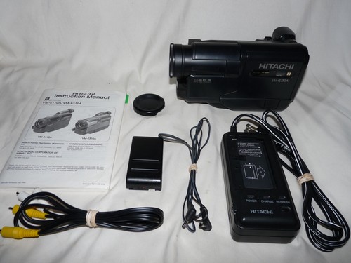 Hitachi VM-E110 VM-E110A 8mm Video8 Camera Camcorder VCR Player Video ...