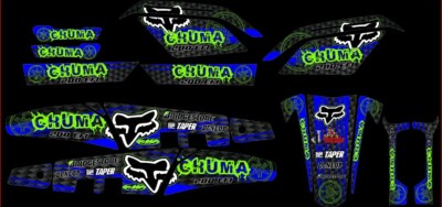 2022-2024 Yamaha Zuma Chuma Graphic Kit Decal/Sticker | Multicolor ...