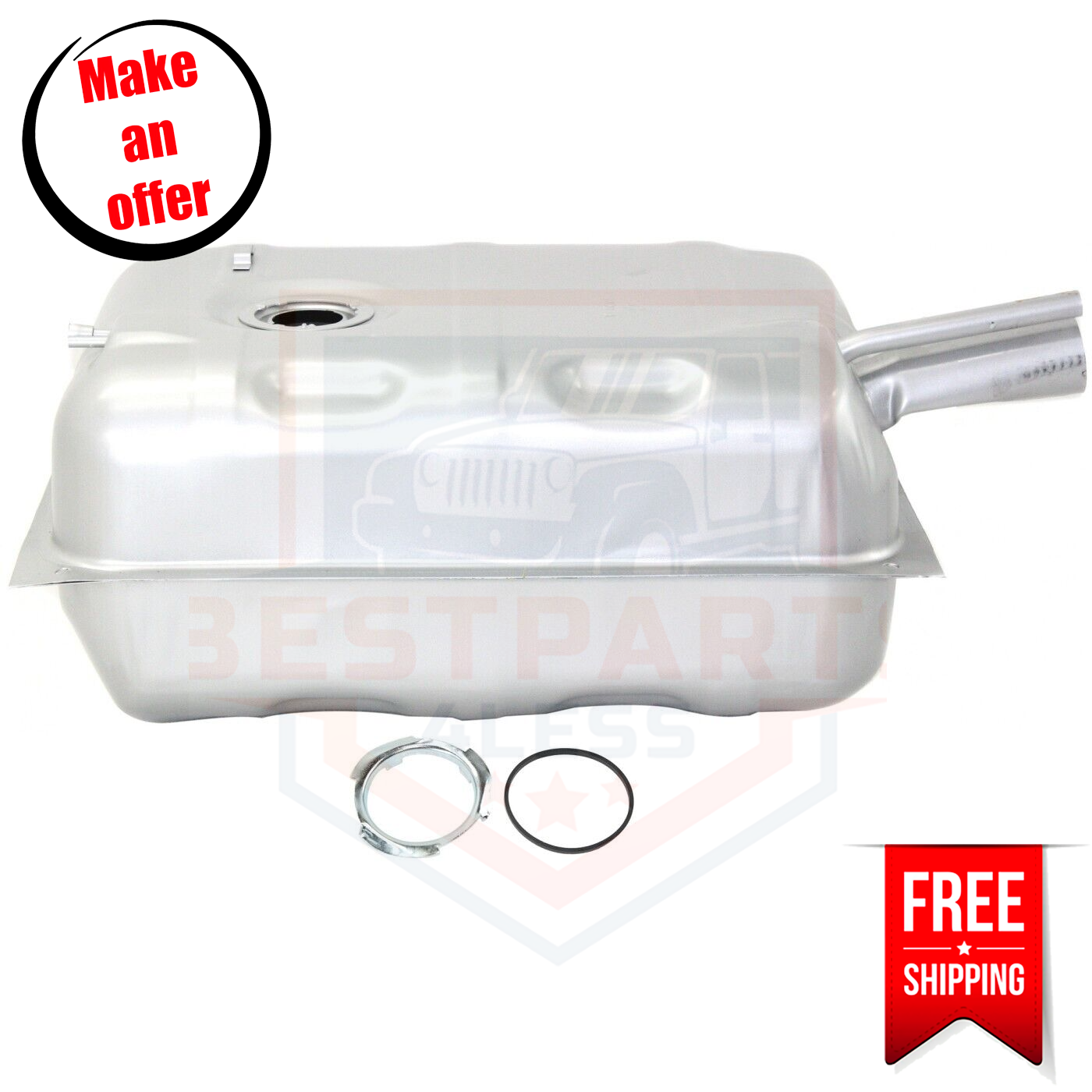 1973-1976 Jeep CJ5 Base Fuel Tank 15 Gallon JC Whitney | J5355314 ...
