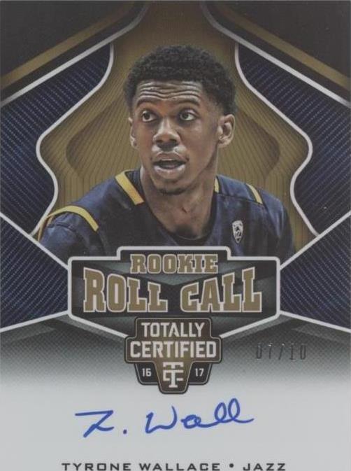 2016-17 Panini Totally Certified - Rookie Roll Call Autographs Tyrone ...