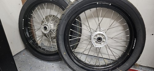 Yamaha YZ85 Sumo Supermoto Rim Tire Set GatorRimz Buchanan Spokes Mitas ...