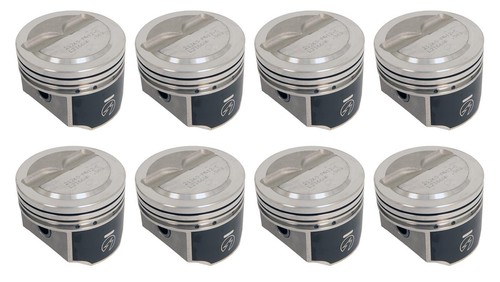 SPEED PRO Forged 5.3cc Dome Coated Skirt Pistons Set/8 for Chevy SB 327 ...