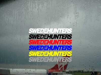 Swedehunters Funny Volvo car Windscreen vinyl Sticker Decal 300 x 30 mm ...