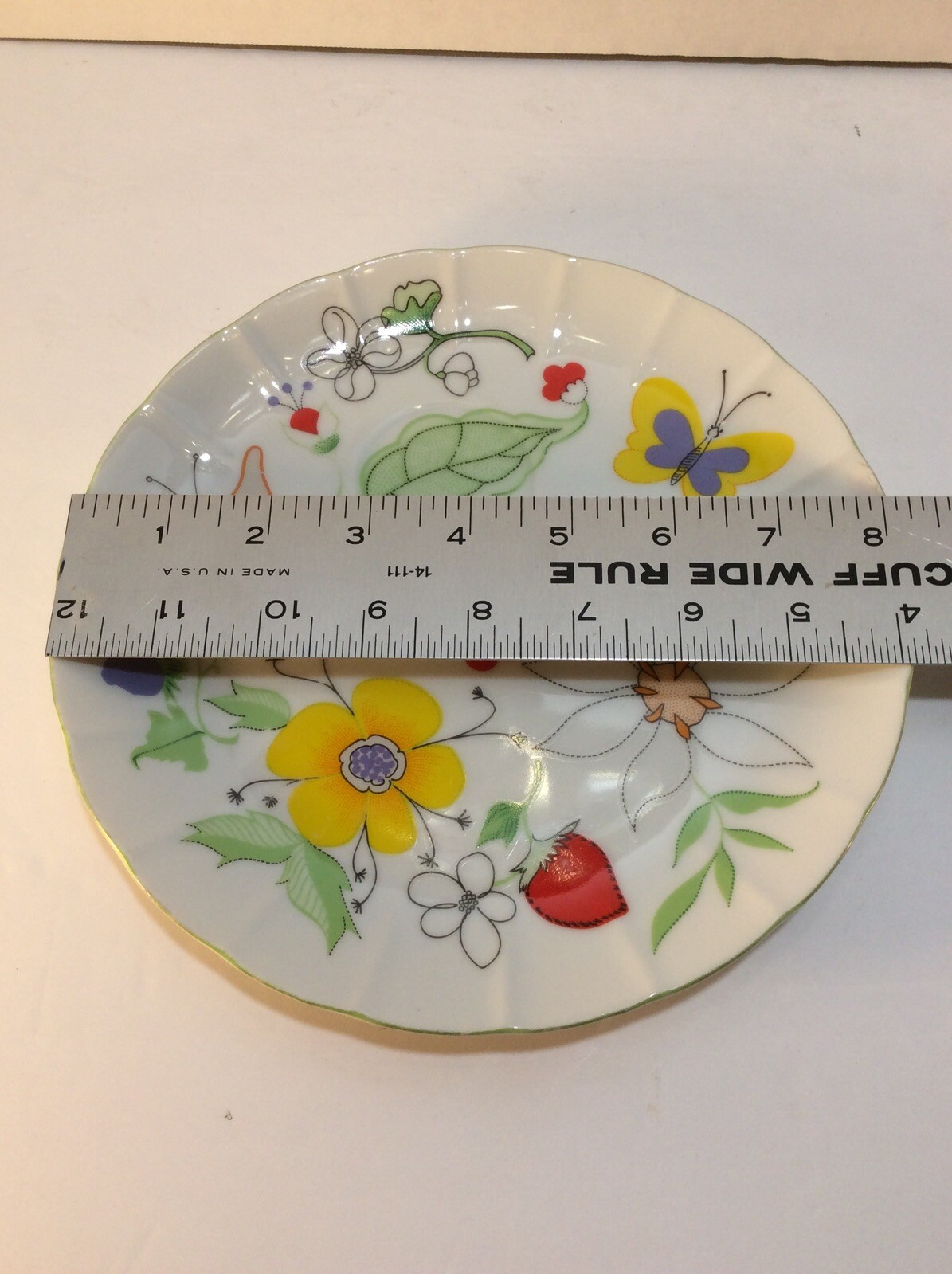 Taste Seller Sigma Plate Snack Set w/Coffee Tea Cup “LOVE STORY” #317 ...